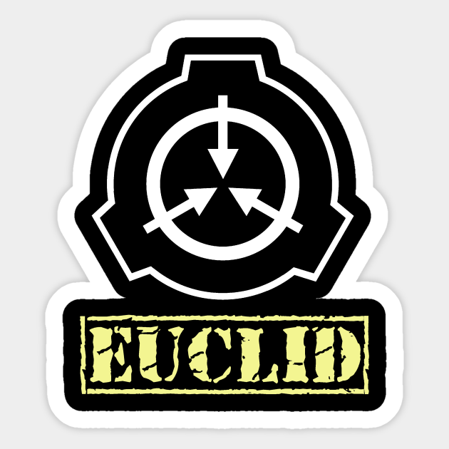 Copy Of Scp Logo Euclid Class Scary Scp Sticker Teepublic